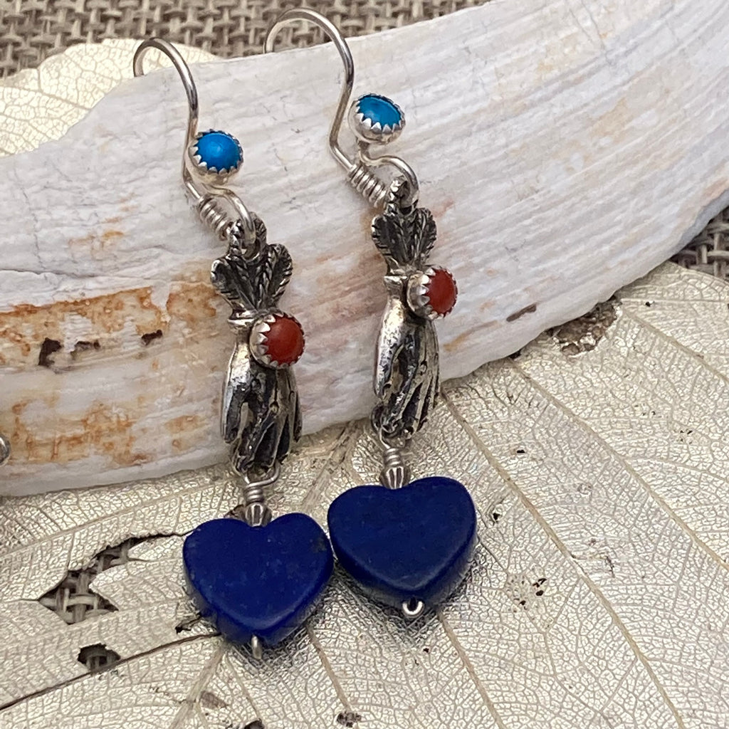 Hand & Heart Earrings – Artisana Functional Art
